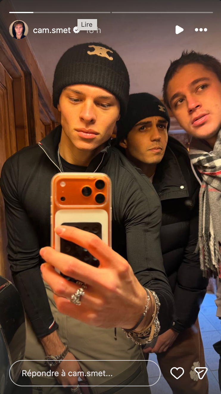 David Hallyday : son fils Cameron partage des photos de son Nouvel An ...