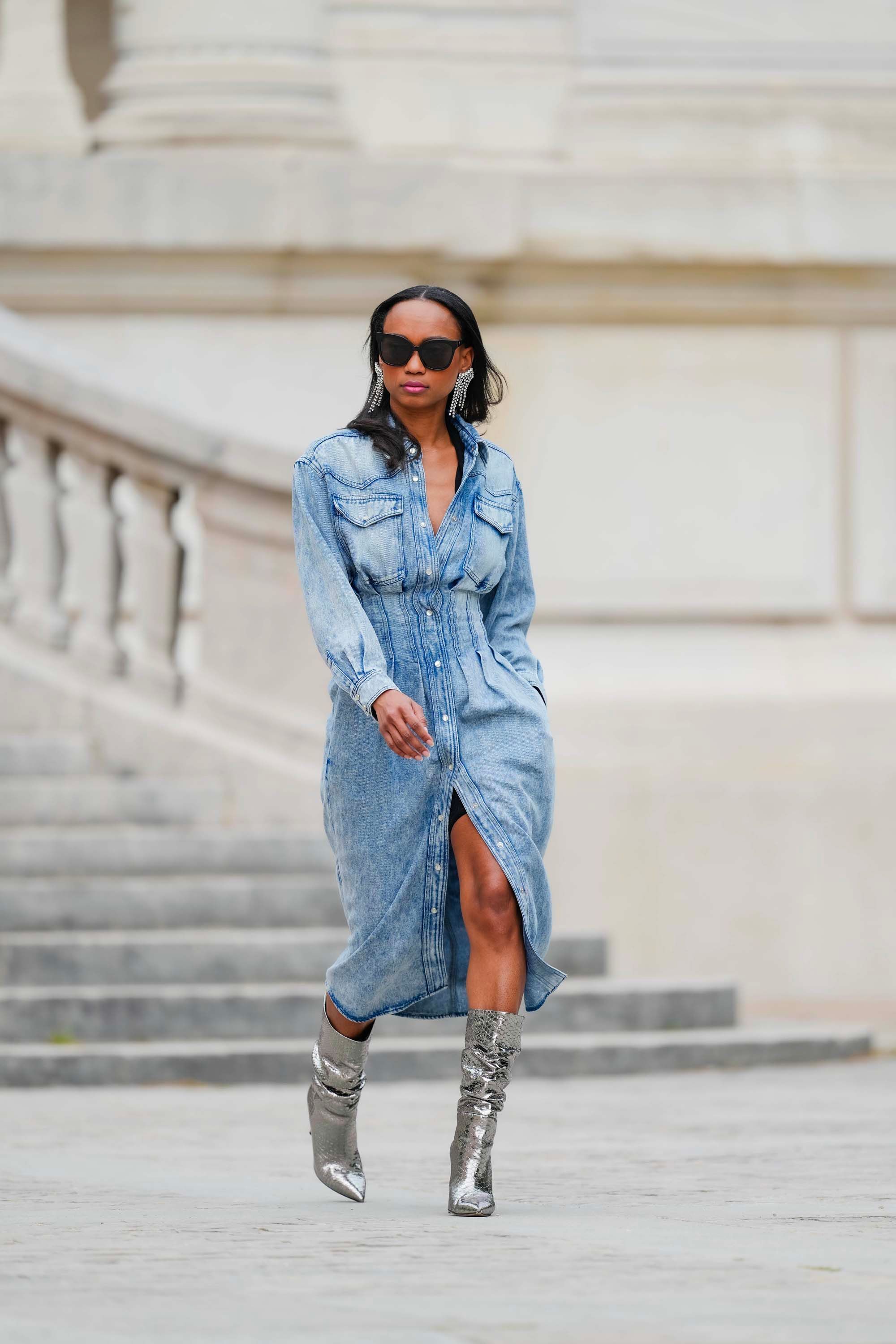 4 robes d’automne qui matchent avec des bottes - Elle