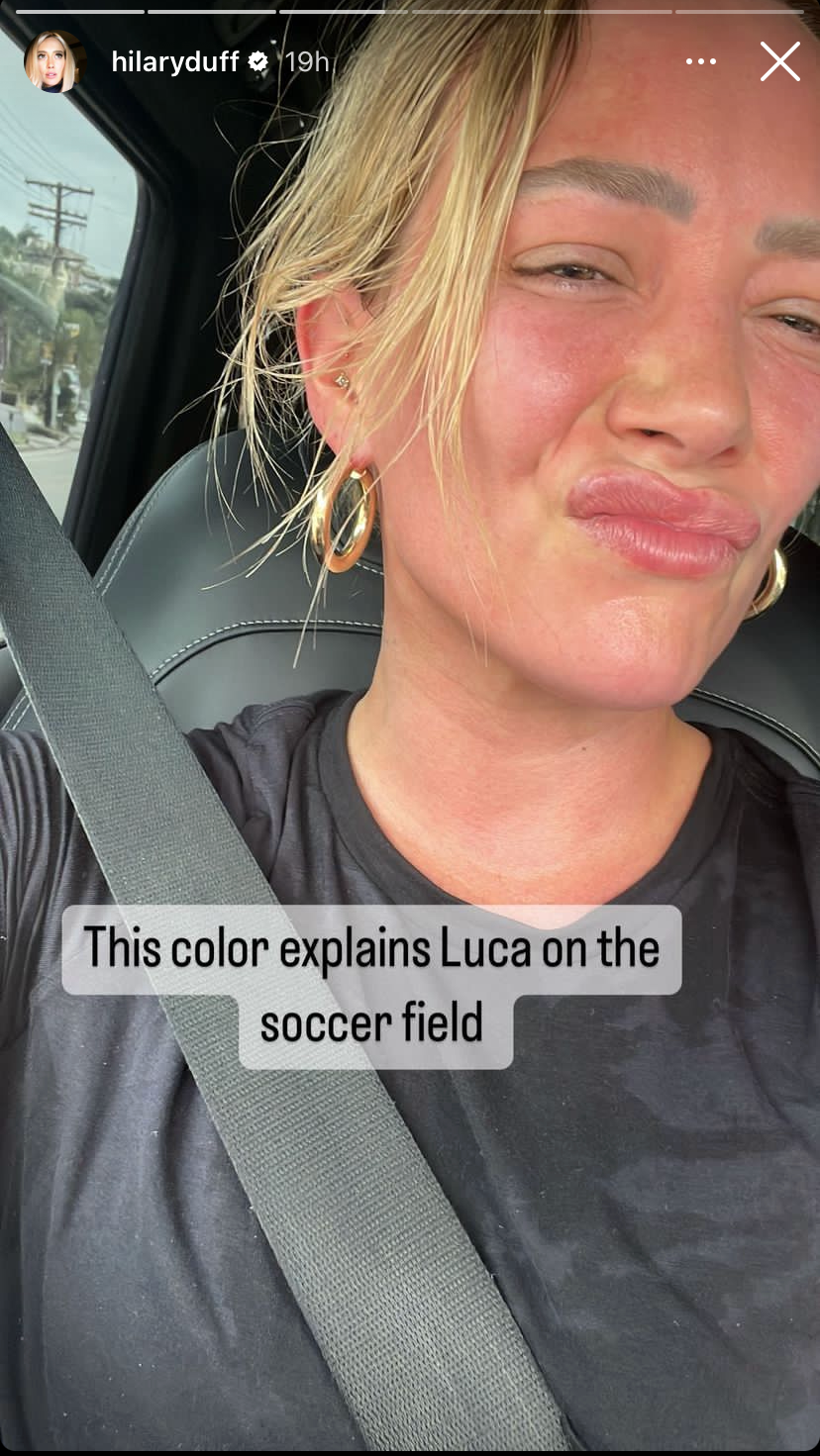 Sur Instagram, Hilary Duff dévoile un selfie après une séance de sport - Elle