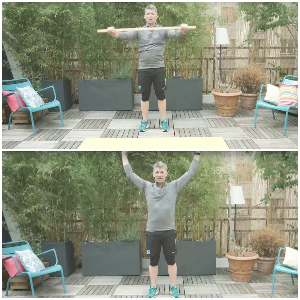 Les meilleurs exercices avec un bâton - Elle