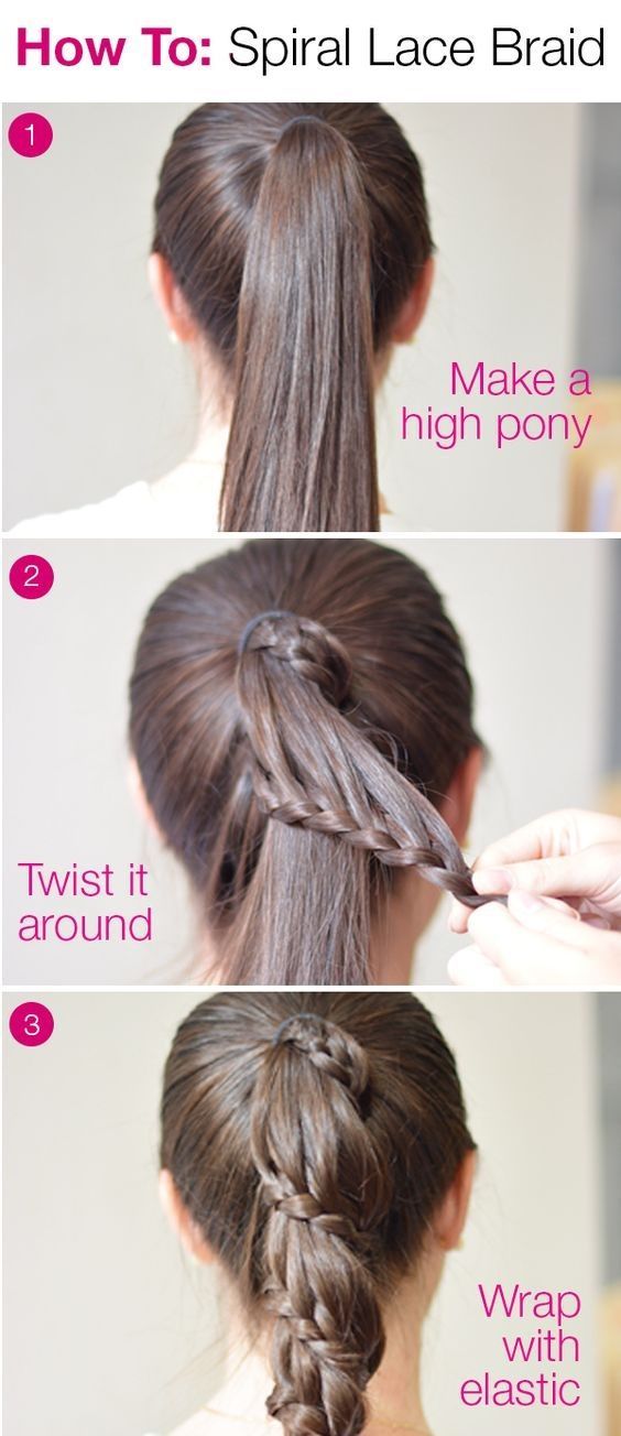 Queue-de-cheval tressée : comment se faire une queue-de-cheval tressée ...