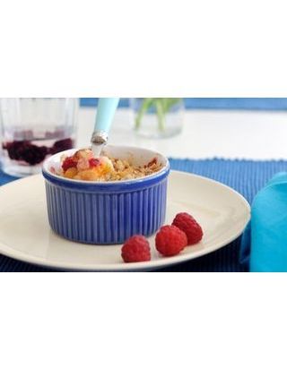Crumble de poires aux fruits secs pour 6 personnes - Recettes Elle à Table