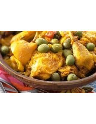 Tajine de poulet aux amandes pour 4 personnes - Recettes Elle à Table