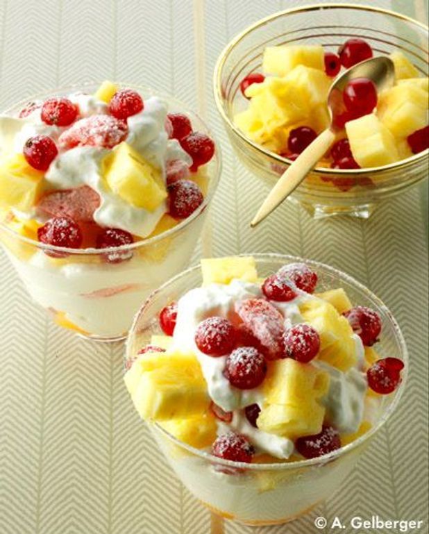 Triffle aux fruits pour 10 personnes - Recettes Elle à Table