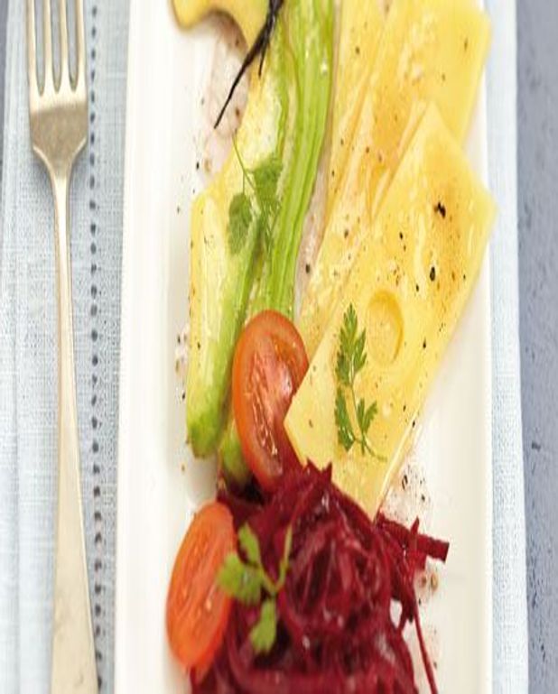 Salade d'avocat, betterave, emmental et vinaigrette vanille pour 2 ...