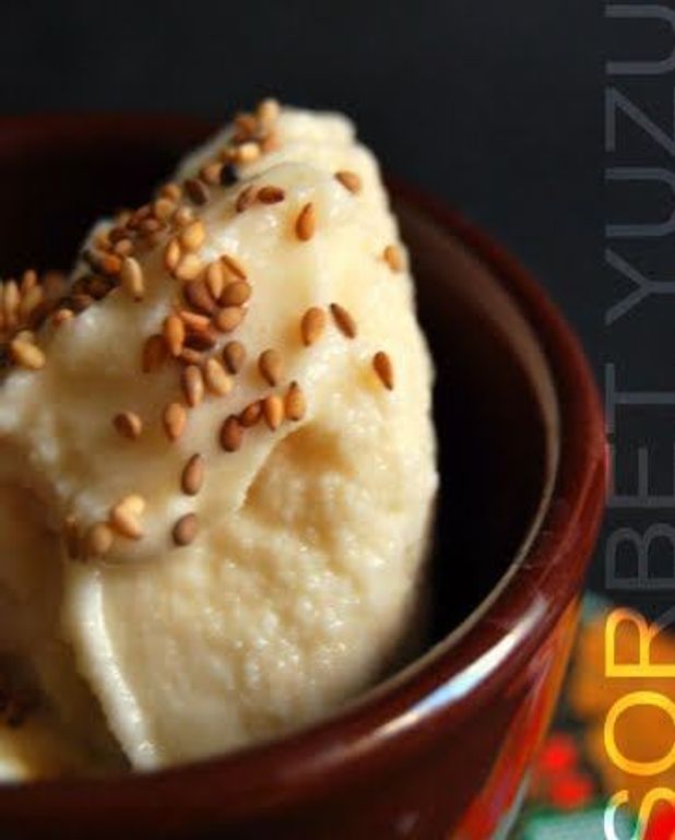 Sorbet yaourt et yuzu pour 4 personnes - Recettes Elle à Table