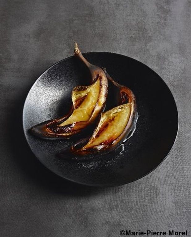 Banane flambée sur braises douces pour 6 personnes - Recettes Elle à Table
