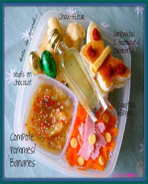 Bento printanier pour 1 personne - Recettes Elle à Table