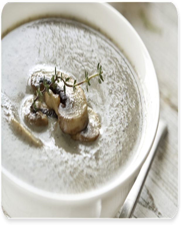 Crème de champignons pour 4 personnes - Recettes Elle à Table