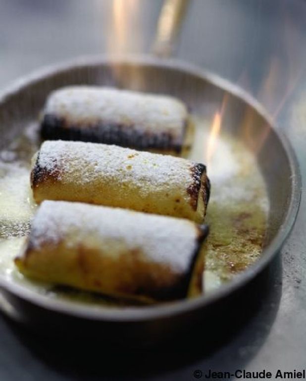 Crêpes fourrées au kirsch d’Alsace du restaurant metzger pour 6 ...