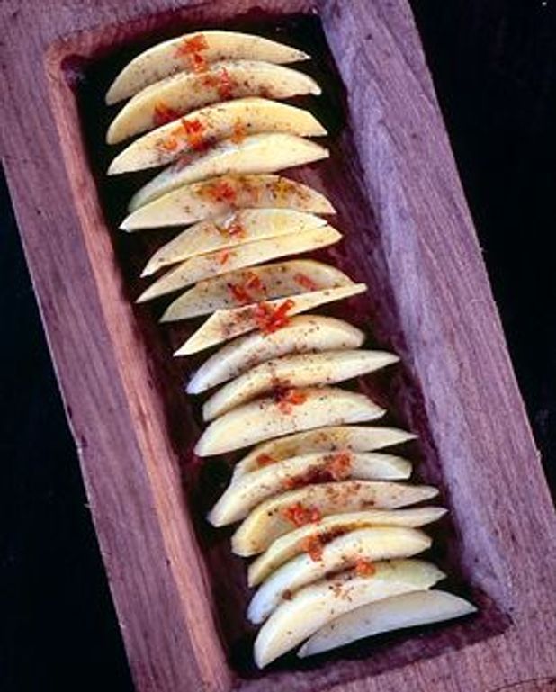 Mangue verte au piment pour 4 personnes - Recettes Elle à Table