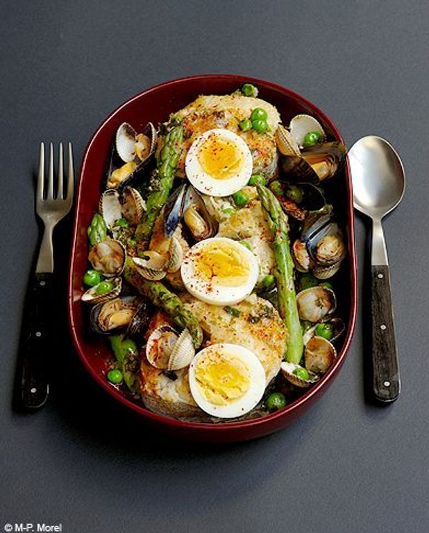 Merlu koskera pour 6 personnes - Recettes Elle à Table