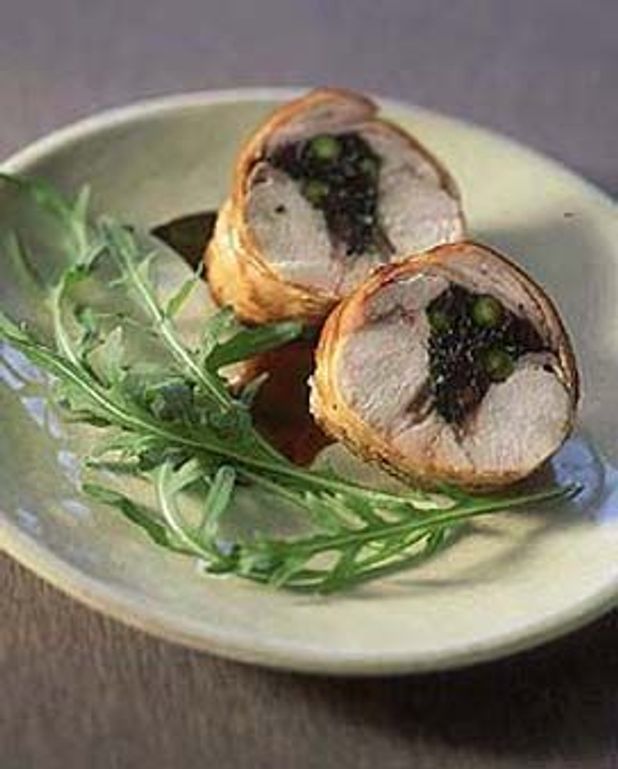 Râble de lapin à la farce verte pour 4 personnes - Recettes Elle à Table