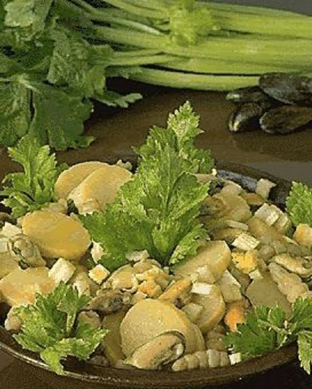 Salade de crosnes pour 4 personnes - Recettes Elle à Table