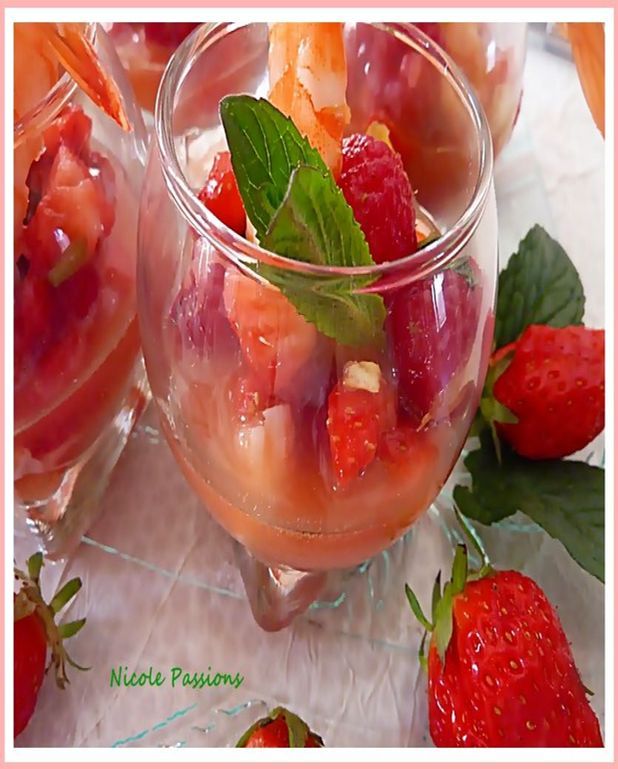 Verrine aux crevettes et fruits rouges pour 6 personnes - Recettes Elle ...