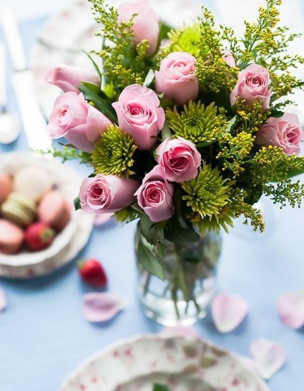 Bouquet de roses roses - Les plus beaux bouquets de roses romantiques ...