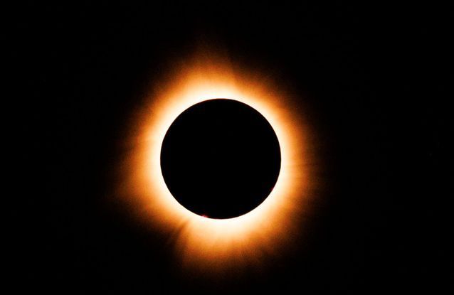 Les plus belles images de l'éclipse solaire du 8 avril 2024 - Elle