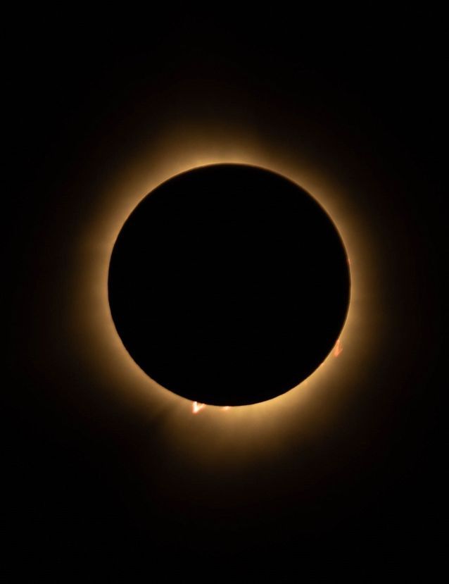 Les plus belles images de l'éclipse solaire du 8 avril 2024 - Elle