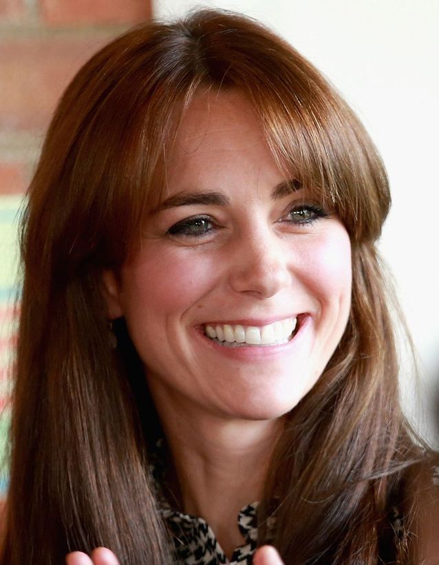 Coiffure Kate Middleton à frange - Les plus belles coiffures de Kate ...