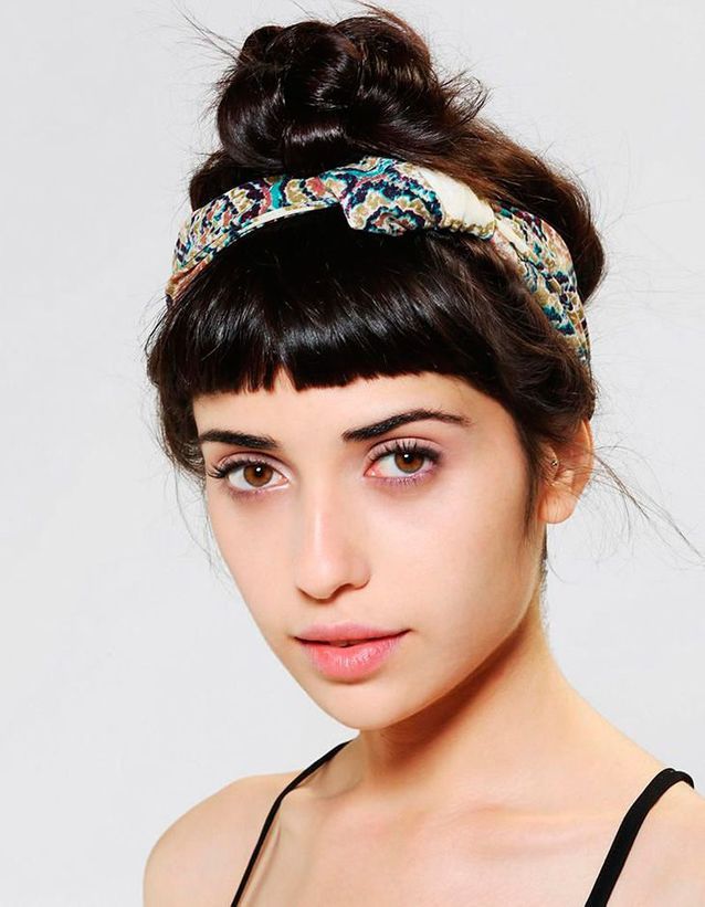 Frange courte - Types de frange : les plus belles inspirations en ...