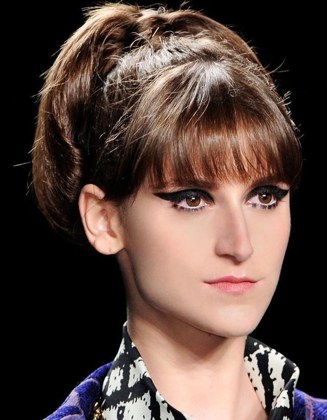 Frange droite effilée - Types de frange : les plus belles inspirations ...