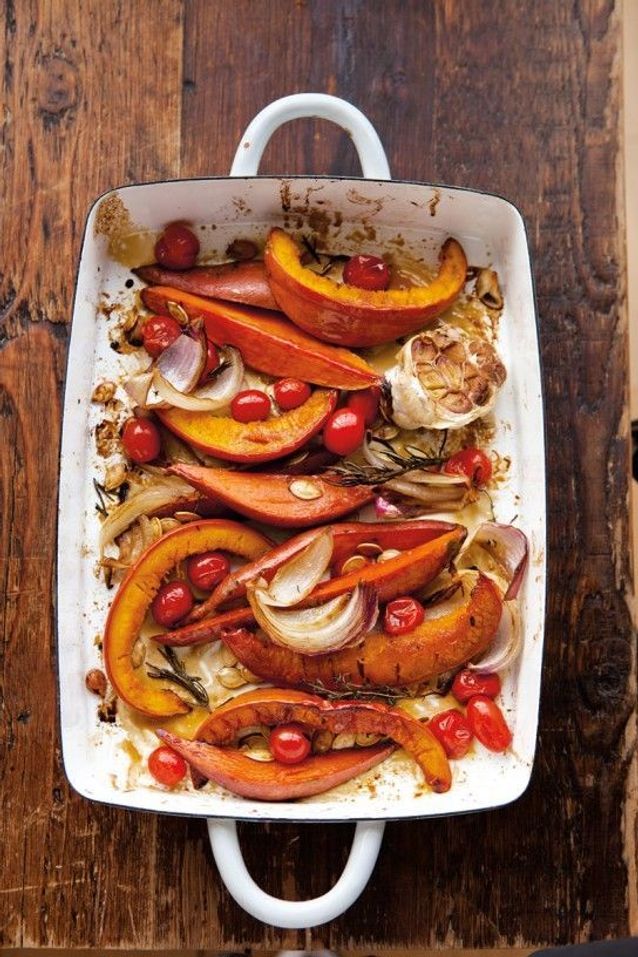 Potiron et légumes rôtis - Le potiron de l’entrée au dessert - Elle à Table