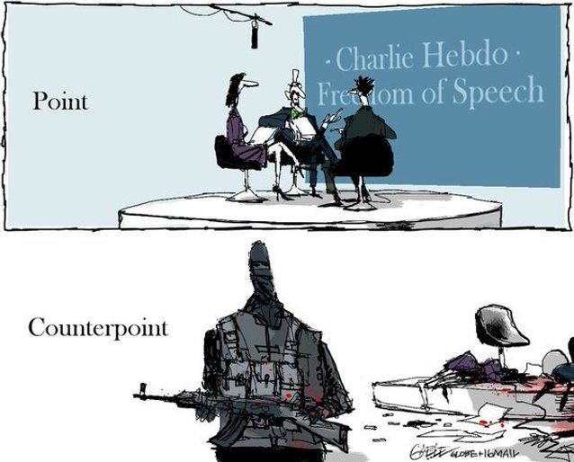 Brian Gable - Charlie Hebdo : l’hommage des dessinateurs, un an après ...