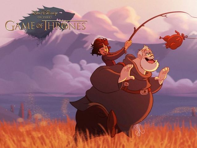 Brandon Stark et Hodor - Et si Disney adaptait « Game of Thrones » ? - Elle