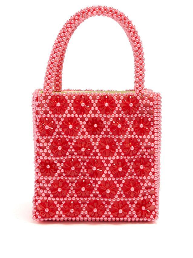 Le sac en perles a la côte - Elle