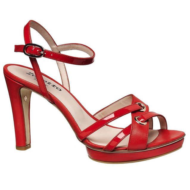 Sandales à plateau rouges - 16 paires de sandales à plateau pour ...