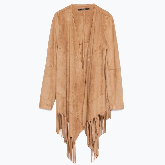 Veste à franges Zara - Une veste à franges pour jouer à la cow-girl - Elle