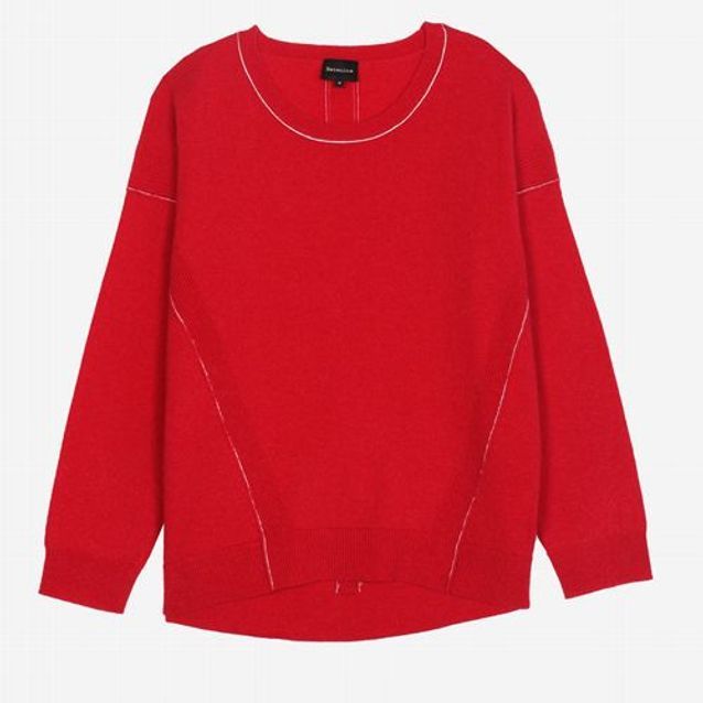 Pull rouge : 25 pulls rouges qui mettent le feu - Elle