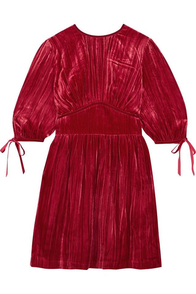 Robe en velours rouge Alexa Chung - 25 robes en velours qui ont ...