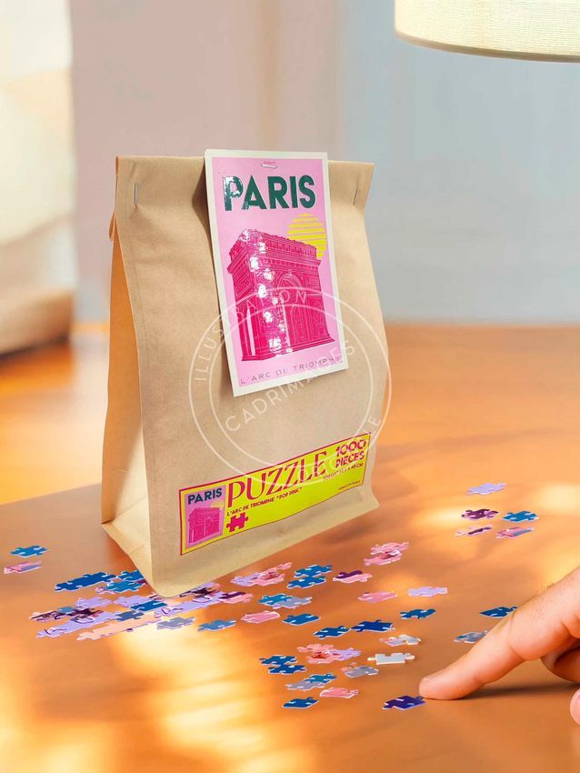 Un puzzle Paris 1000 pièces, 35 euros - 30 idées cadeaux à moins de 50€ - Elle