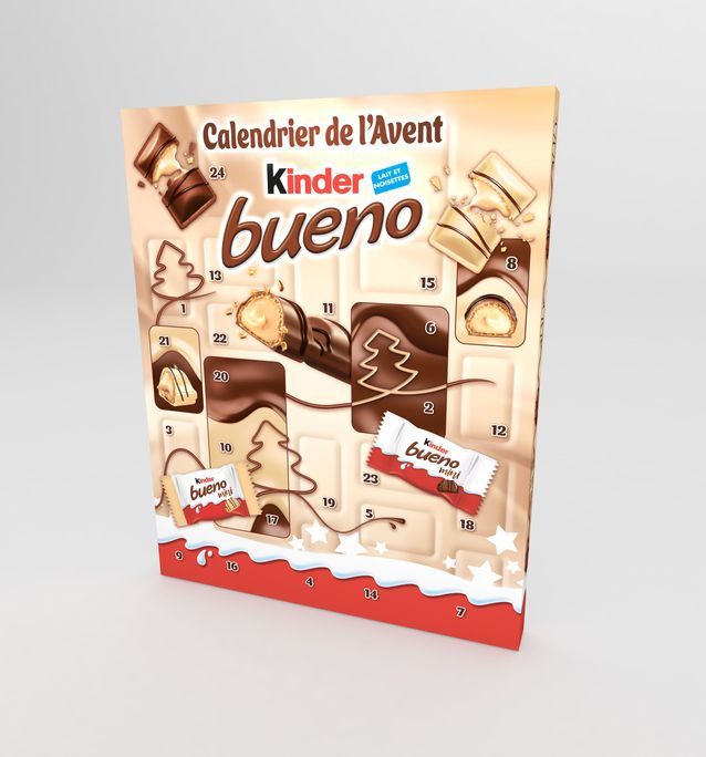 Découvrez les calendriers de l'Avent Kinder - Elle