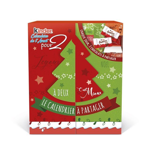 Découvrez les calendriers de l'Avent Kinder - Elle
