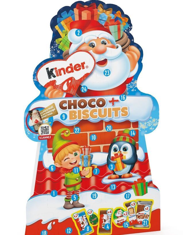 Découvrez les calendriers de l'Avent Kinder - Elle