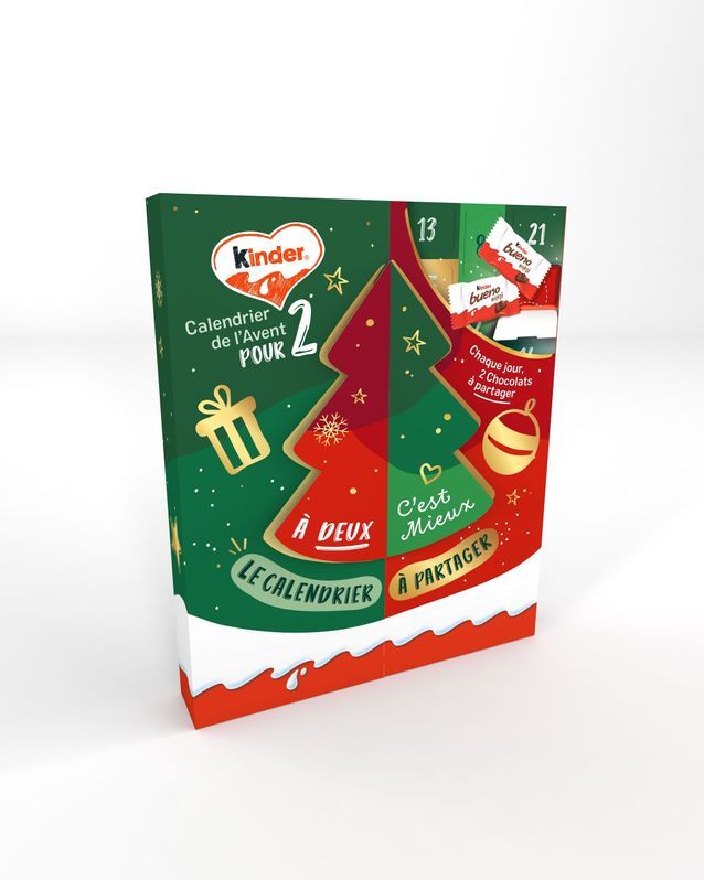 Découvrez les calendriers de l'Avent Kinder - Elle