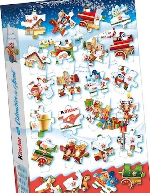 Découvrez les calendriers de l'Avent Kinder - Elle