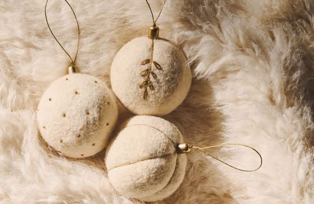 Des décorations de Noël pour un thème blanc - Elle