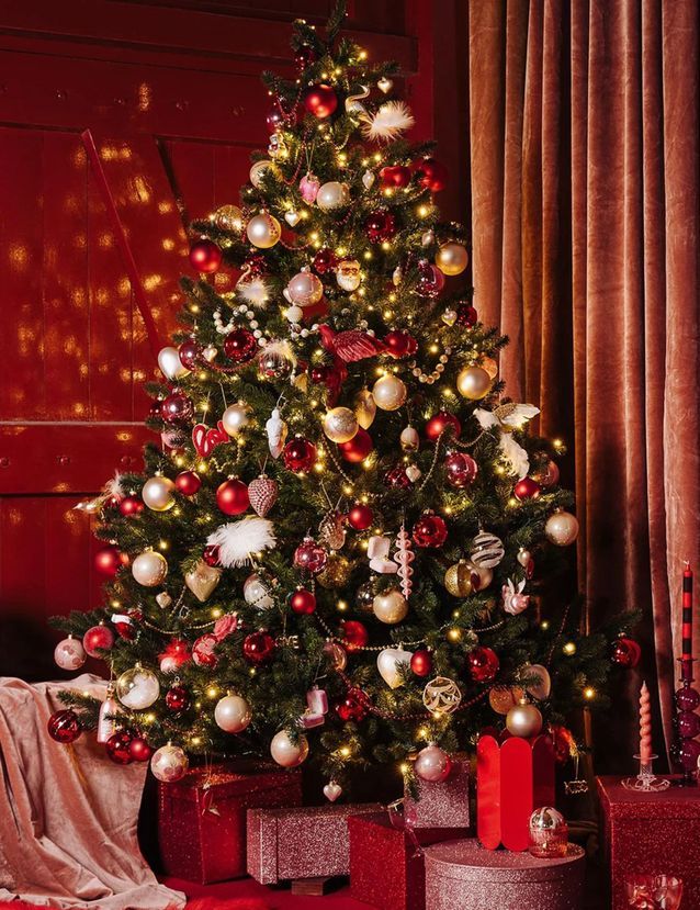 Les plus beaux sapins de Noël décorés - Elle