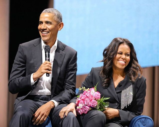En 2018 Lors De La Promotion Du Livre De Michelle Obama « Becoming
