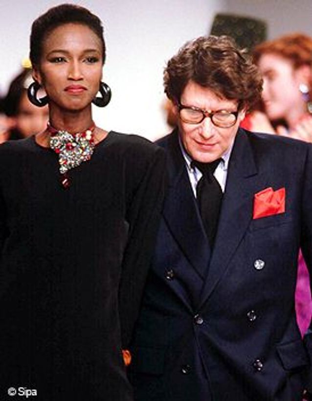 Katoucha et Yves Saint Laurent - Yves Saint Laurent et les femmes - Elle